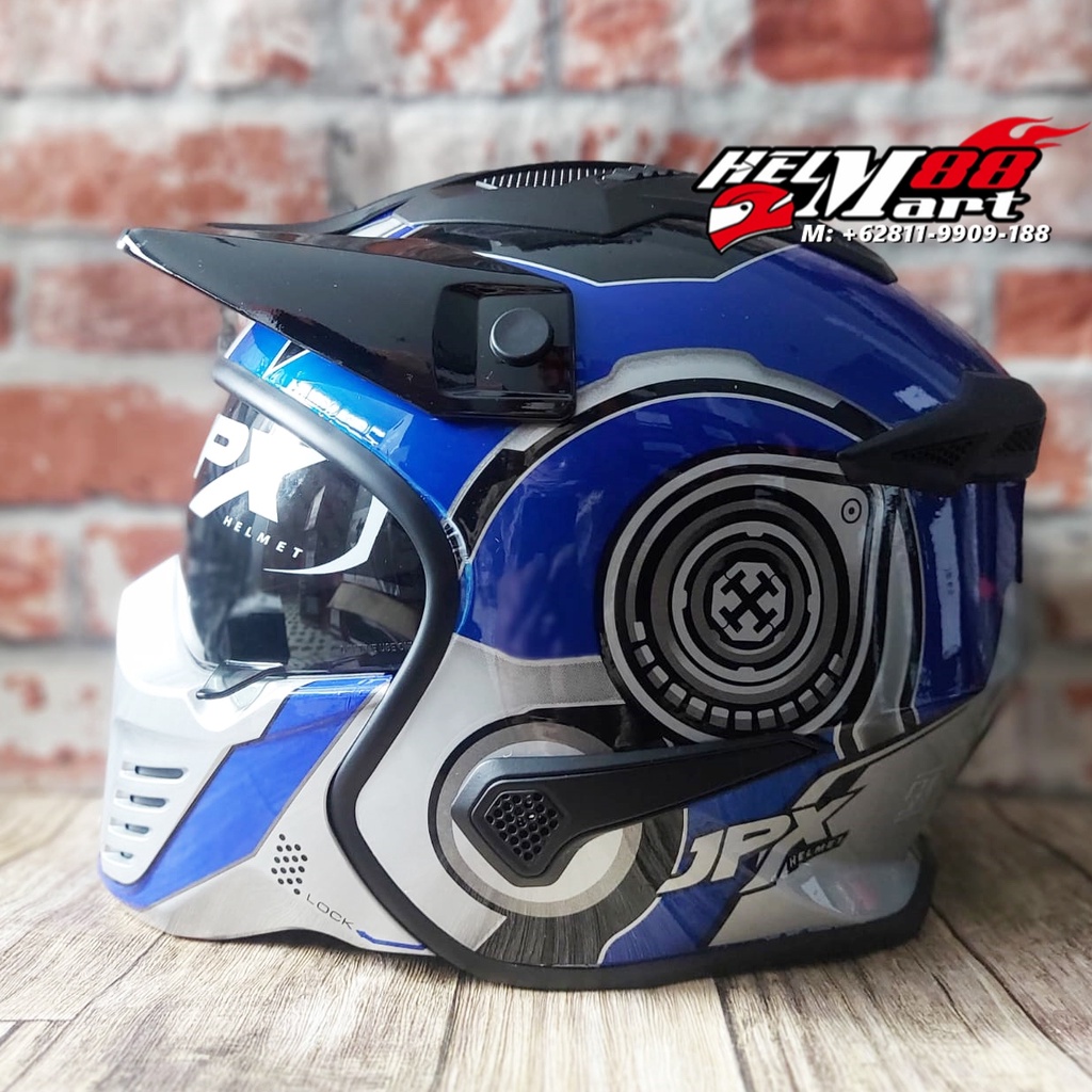 Jual JPX MX-726 Helm Modular Transformable Helm JPX MX726 726R 726 ...