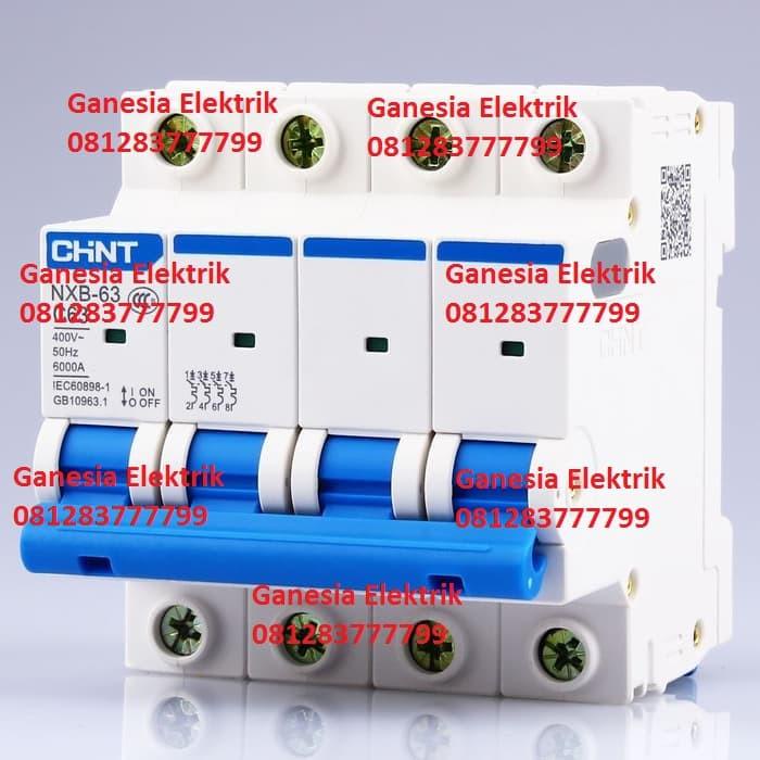 Jual Elect | Mcb Chint Dz47-60/Eb 4P 4,5Ka 2A 4A 6A 10A 16A 20A 25A 32A 40A 50A 63A | Shopee ...