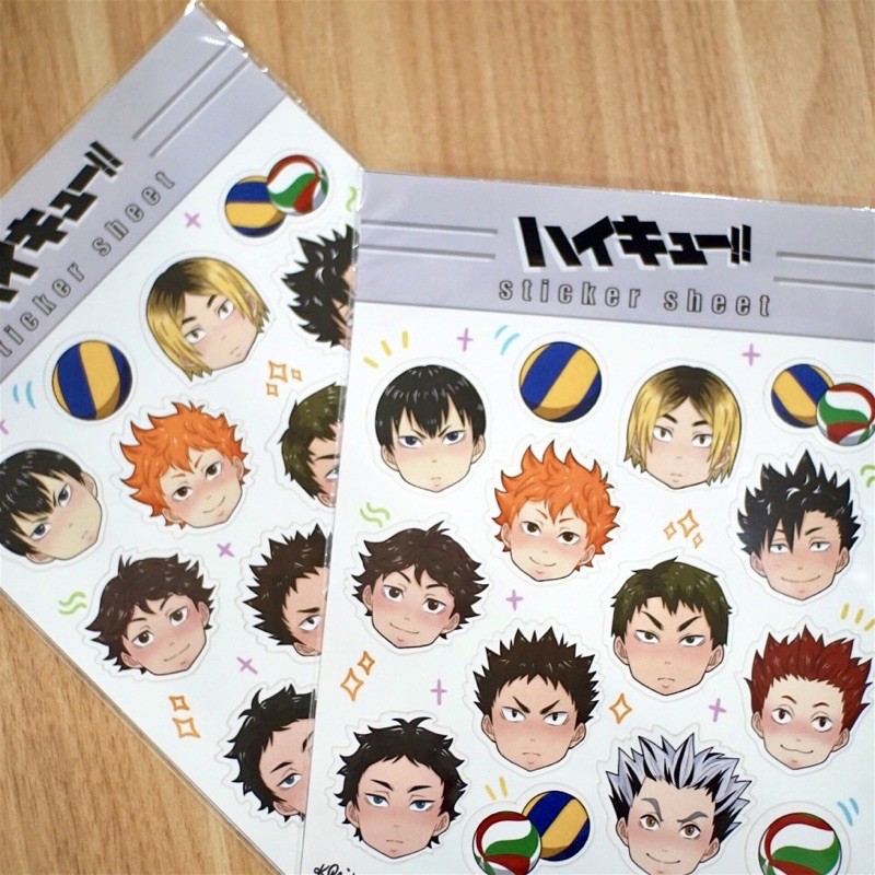 Jual haikyuu sticker sheet | Shopee Indonesia