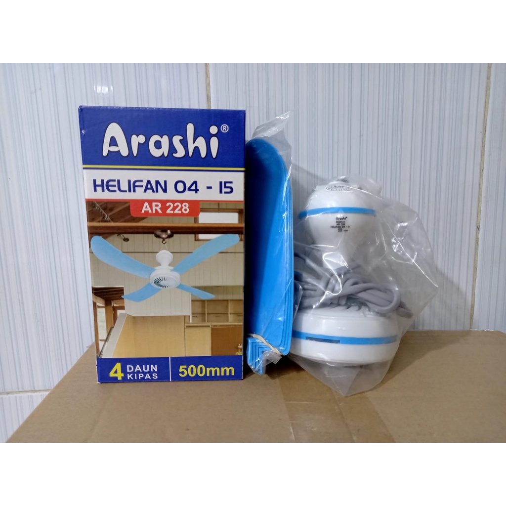 Jual Kipas Angin Gantung Arashi Helifan 04 - 15 Watt AR228 | Shopee ...