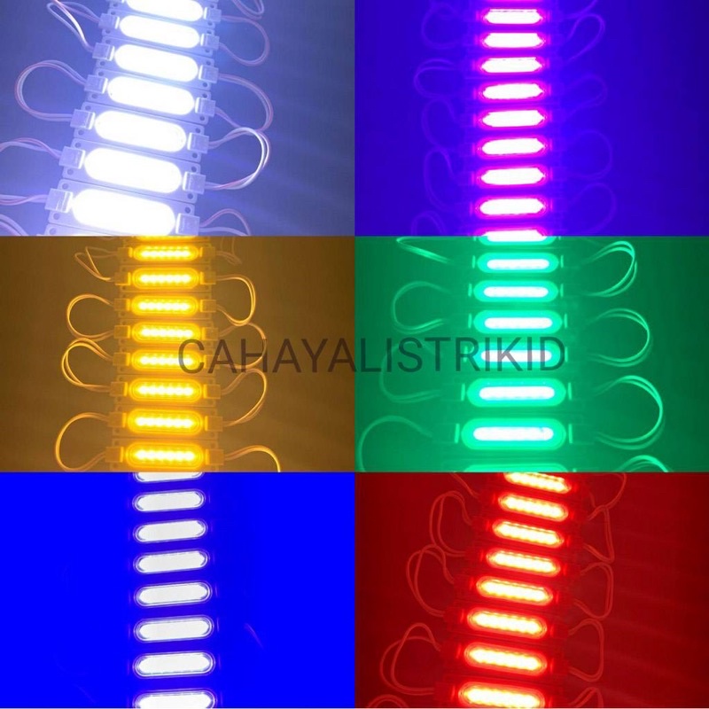 Jual LAMPU LED COB 6 MATA 12V 24V MODUL KOLONG MOBIL DAN MOTOR / NEON ...