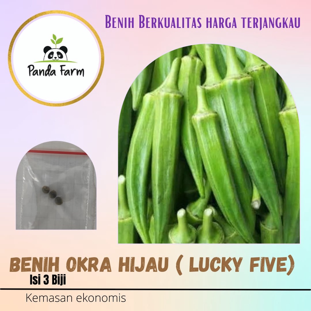 Jual Benih Okra Hijau ( Lucky Five ) Kemasan Ekonomis | Shopee Indonesia