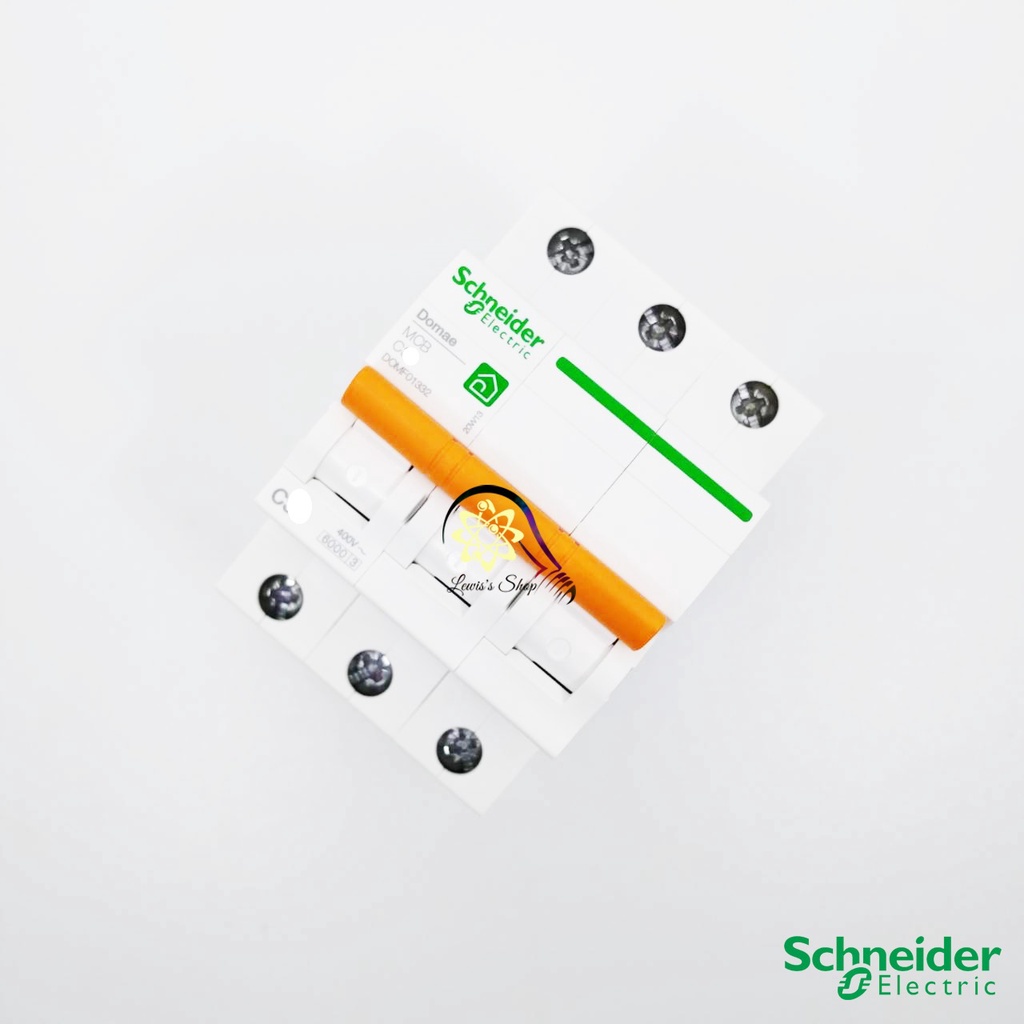 Jual MCB Schneider Domae 6A 10A 16A 20A 25A 32A 40A 50A 63A 3 Phase Original Made In Thailand ...