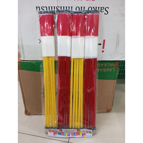 Jual Stik Bendera/Bendera merah putih gagang stik ( 1pak/20pcs ...