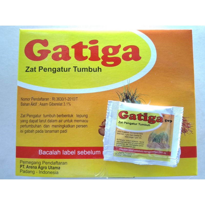 Jual ZPT GA3 Gatiga. Gibberelic Acid 5% kemasan 2gr. zat pengatur ...