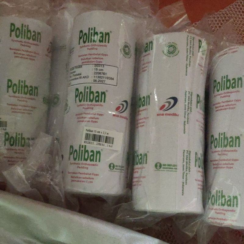 Jual (PROMO) POLIBAN 15cm X 2,7M/bantalan untuk patah tulang | Shopee ...