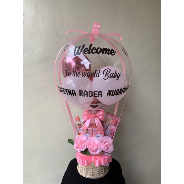 Jual Bouquet balon for Baby New Born| Buket snack| hadiah bayi| gift ...
