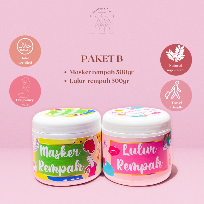 Jual PAKET LULUR REMPAH BANGKAL 500gr MASKER REMPAH BEDDA LOTONG 500gr ...