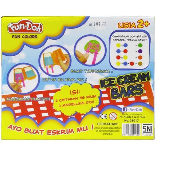 Jual LHG Mainan Lilin Play Dough Fun Doh Ice Cream Bars Terupdate ...