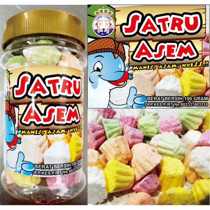Jual Permen Satru Asem Sitrun Koya Manisan Jadul Tradisional Khas Jawa ...