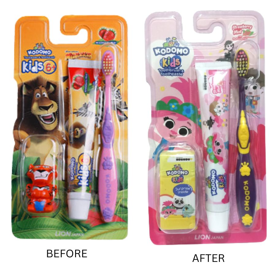 Jual KODOMO Toothbrush + Toothpaste 2in1 Pro Kids 6+ ORIGINAL / Odol ...