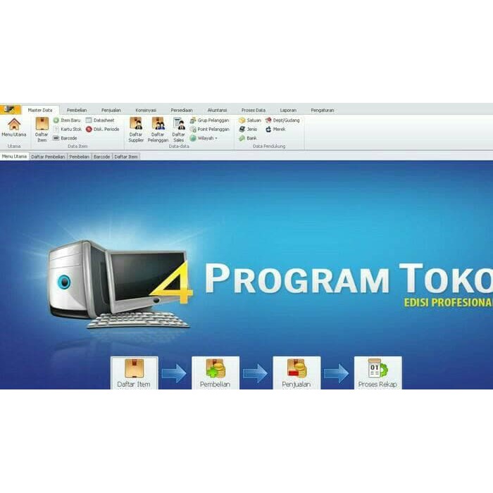 Jual Program Toko / Software Toko Include System Inventory & Akuntansi ...