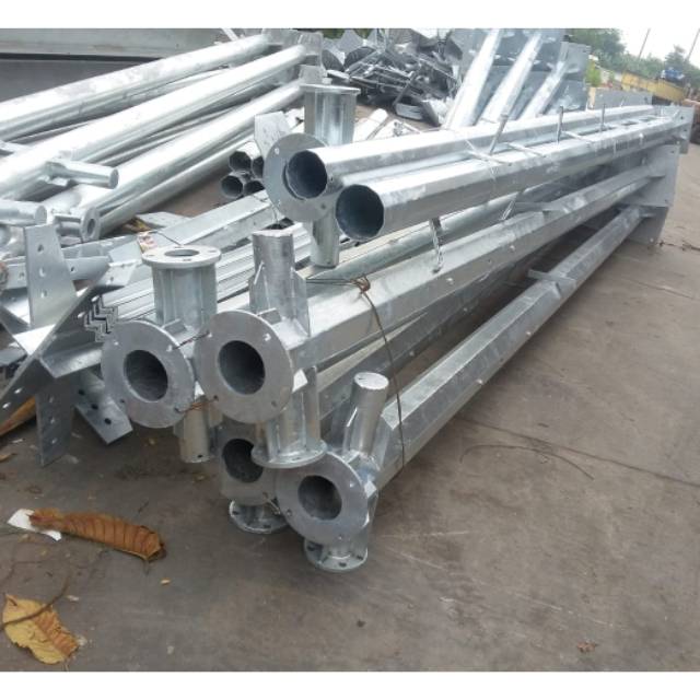 Jual PJU Tiang Lampu Hexagonal Octagonal 7 meter | Shopee Indonesia