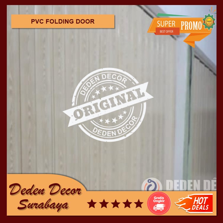 Jual PVC Folding Door Berkualitas - Pintu Lipat Minimalis | Shopee ...