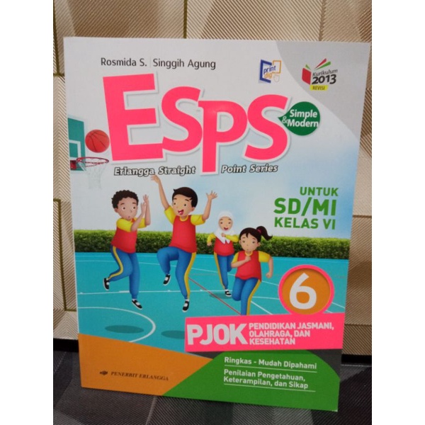 Jual ESPS PJOK PENDIDIKAN JASMANI OLAHRAGA DAN KESEHATAN UNTUK SD/MI KELAS VI | Shopee Indonesia