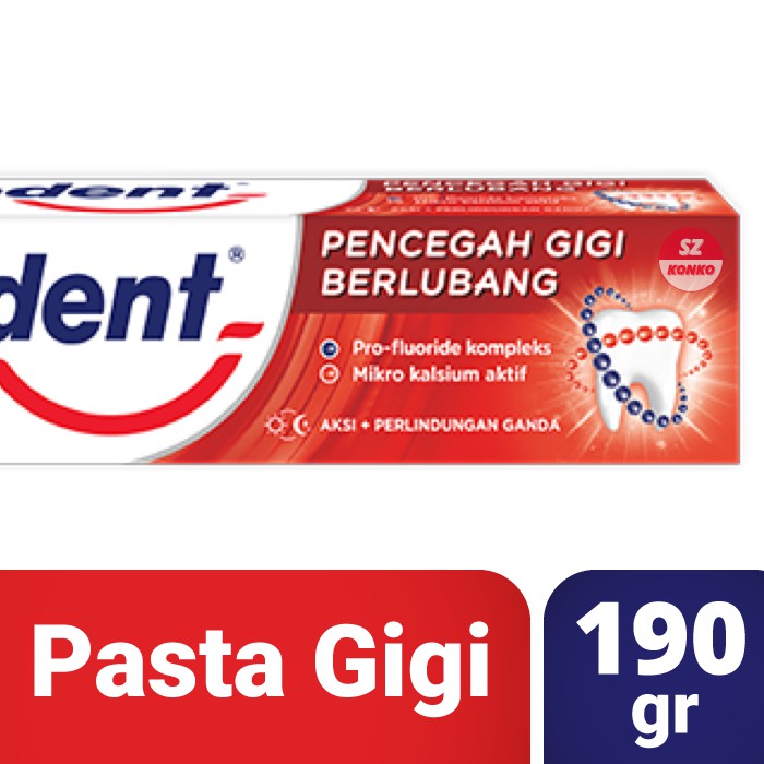 Jual Pepsodent Merah Pasta Gigi 190 gr + extra 15 gr - Pencegah Gigi ...