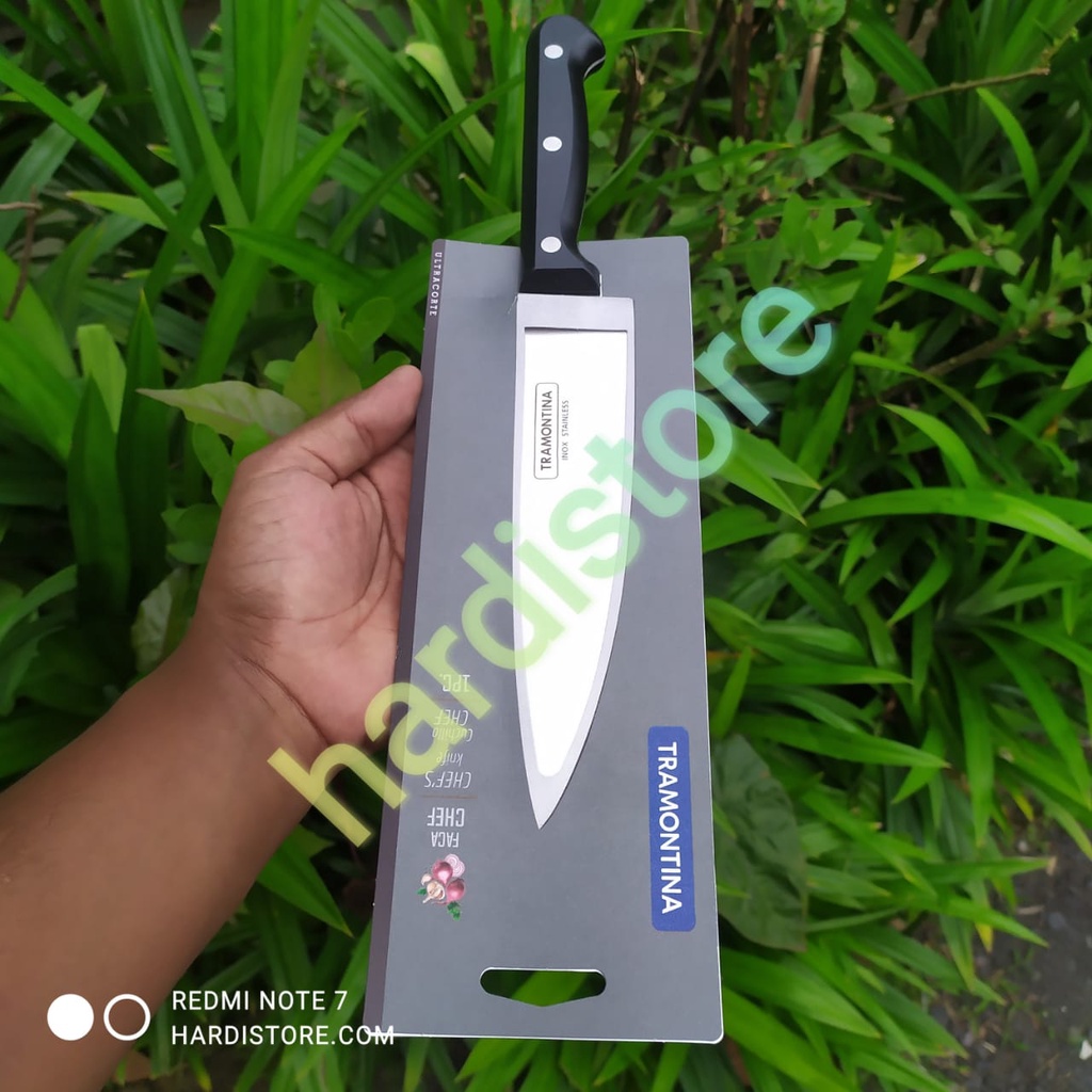 Jual Pisau Dapur Chef 7" Tramontina Ultracorte 23861/107 Cook Knife ...