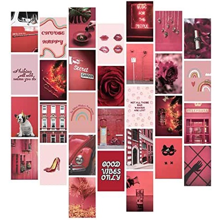 Jual POSTER DINDING AESTHETIC A6 PINK VER. | Shopee Indonesia