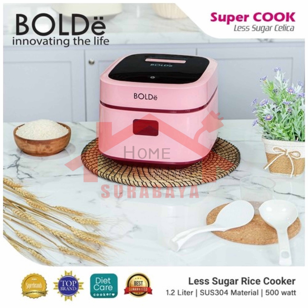 Jual BOLDe Super Cook Less Sugar CELICA - Rice Cooker Magic Com Digital ...