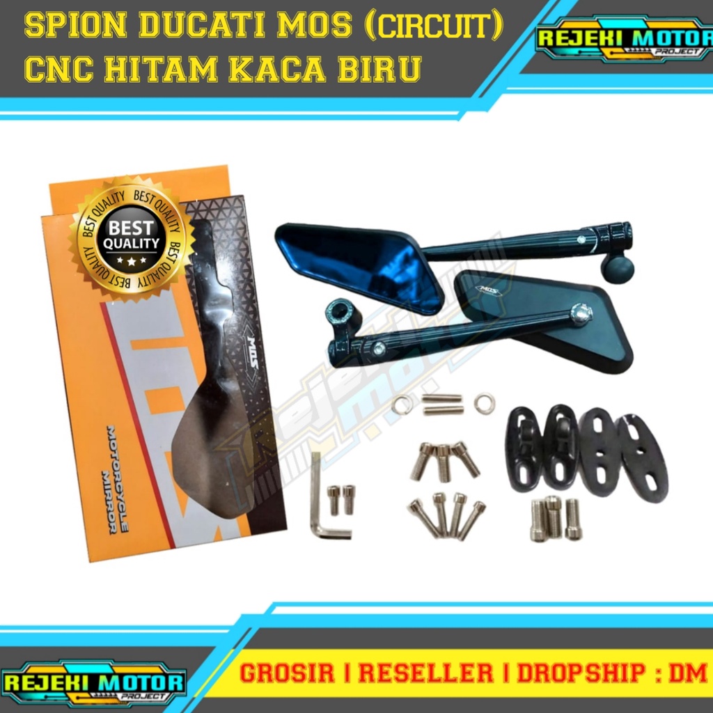 Jual SPION CIRCUIT DUCATI MOS CNC KACA BIRU ANTYI SILAU SIRKUIT ...
