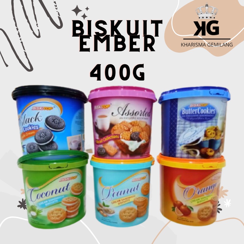 Jual BISKITOP - Biskuit ember/ Timbo 400Gr Bulat Lebaran Murah Coklat ...