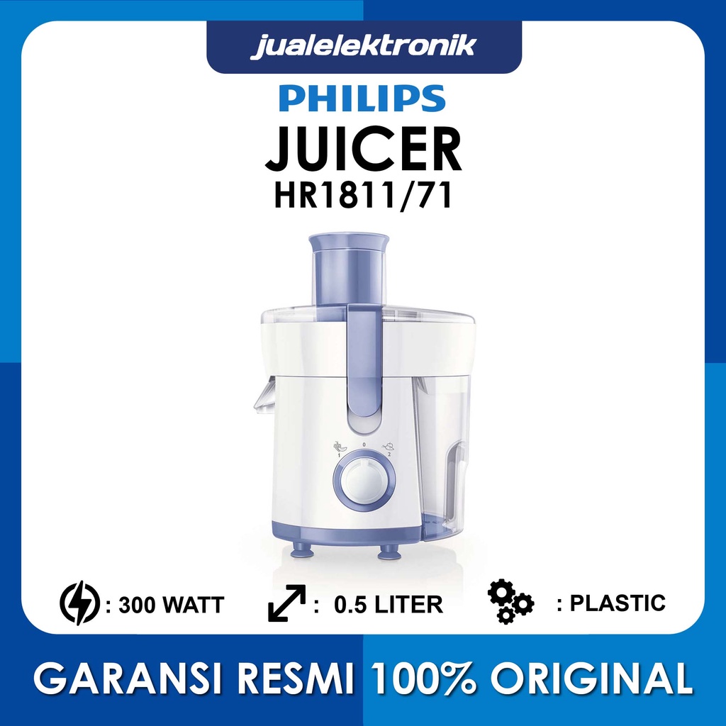 Jual Philips Juicer Extractor 300 Watt HR1811 | Shopee Indonesia