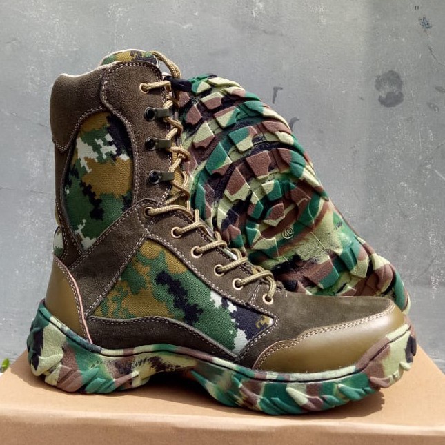 Jual SEPATU PDL KULIT ASLI SEPATU PDL TNI SEPATU PDL LORENG KOSTRAD ...