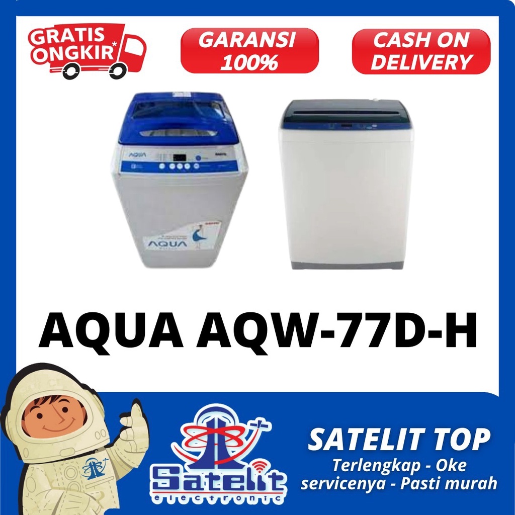 Jual MESIN CUCI FRONTLOAD AQUA AQW-77DH 7.5KG | Shopee Indonesia