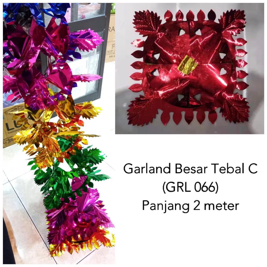 Jual Garland Tebal A / Garland Tebal C / Garland Besar / Garland Tebal ...