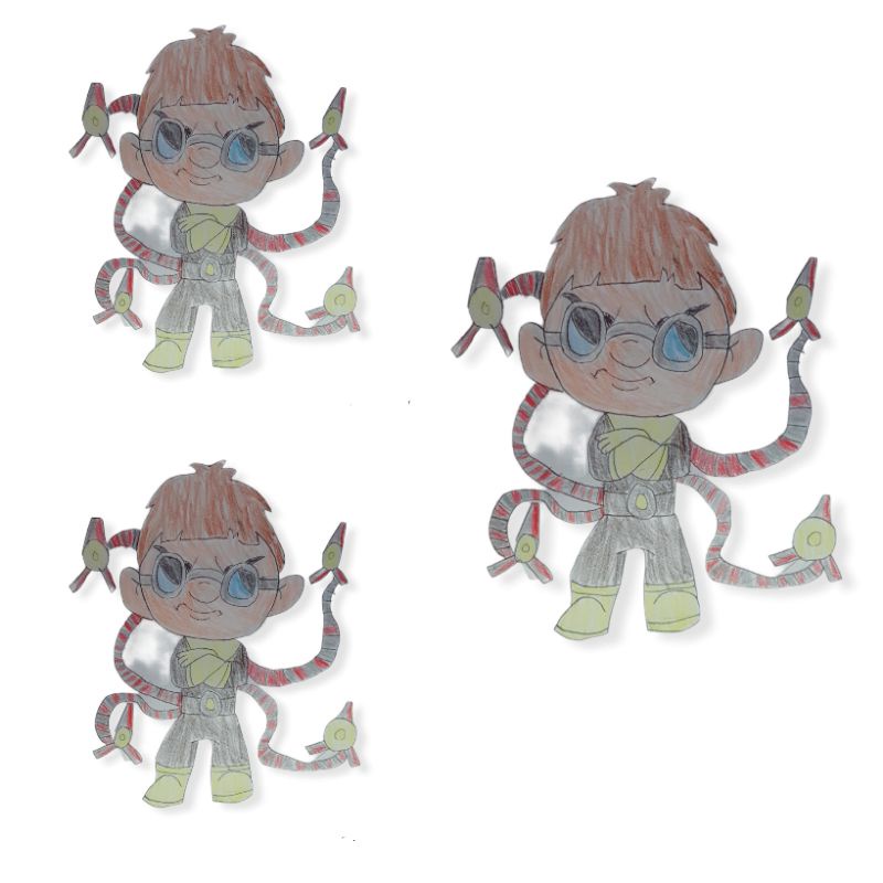 Jual gambar karakter Doctor Octavious (bisa request gambar lain ...
