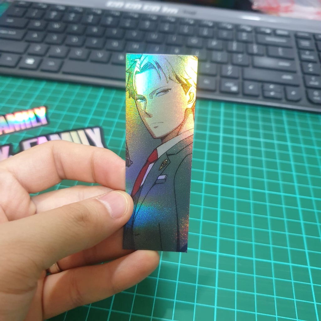 Jual Sticker Hologram Anime Slap - PSH957 - Spy x Family - Loid Forge ...