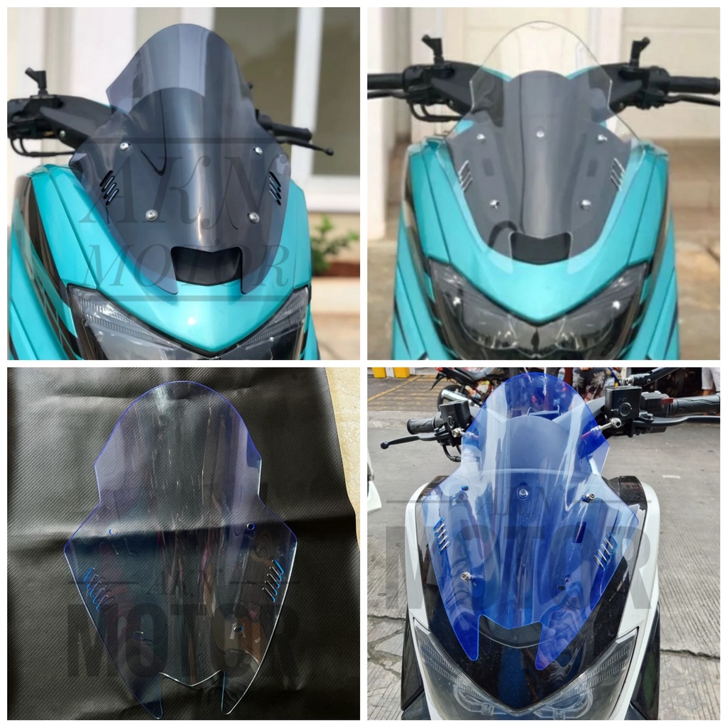 Jual WINDSHIELD VISOR TDR V2 MINI SISIK NMAX 155 OLD / LAMA ICE BLUE ...