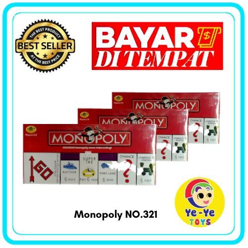 Jual Mainan Monopoly/ Standard Monopoly More Interesting | Shopee Indonesia