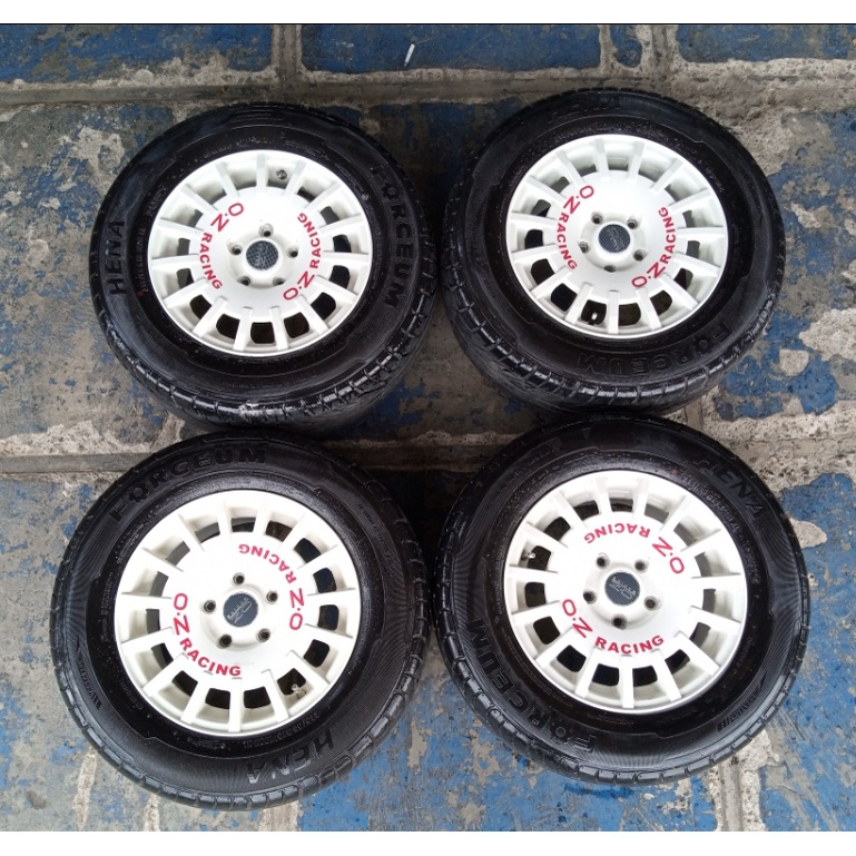 Jual velg mobil bekas model rally ring 15x7 pcd 5x114 seken plus ban ...