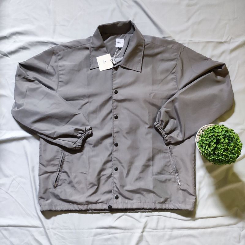 Jual PREPP STUDIO BRISTOL COACH JACKET IN GREY ORIGINAL SIZE XXL ...
