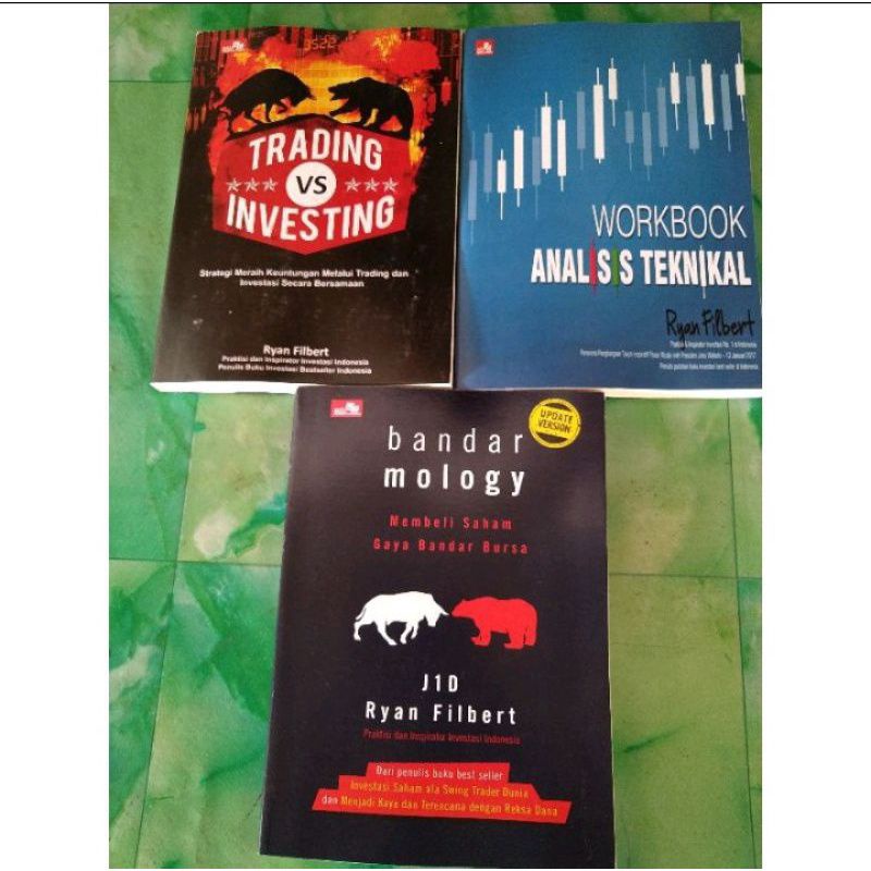 Jual Paket 3 Buku Saham Ryan Filbert Workbook Analisis Teknikal ...