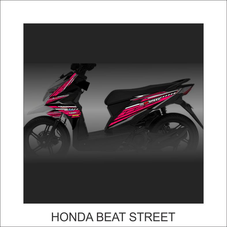 Jual Striping Stiker variasi Motor matic Honda Beat ESP Street ...