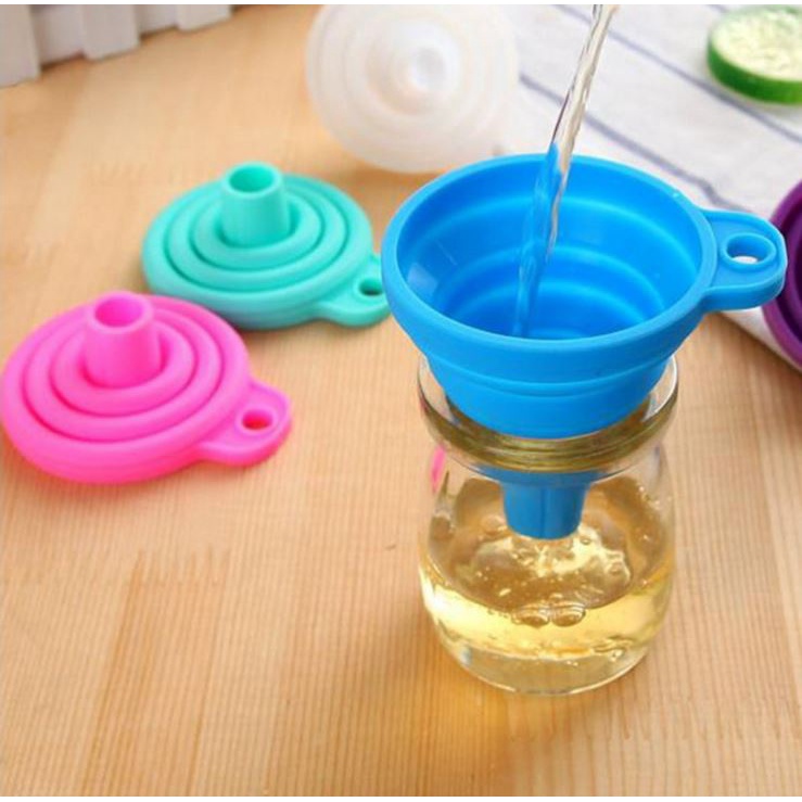 Jual Corong Minyak Air Silicone Lipat Portable high temperature Tahan ...