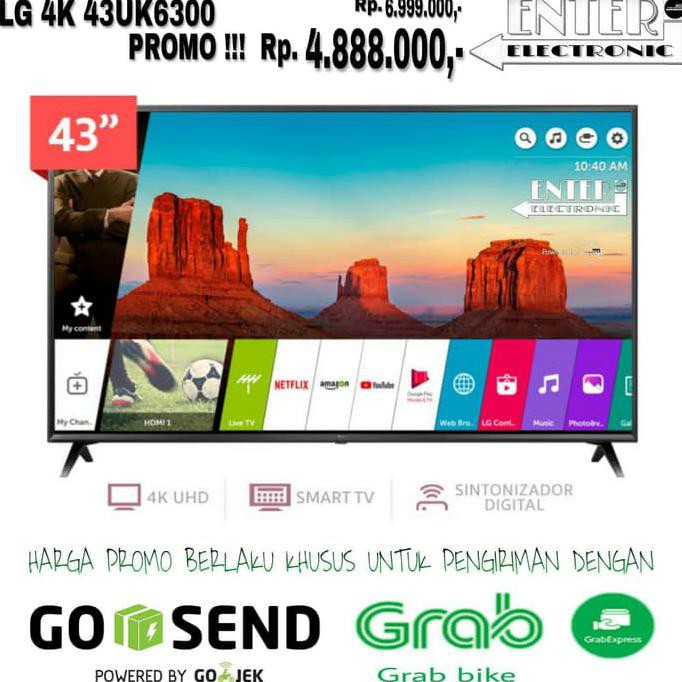 Jual Lg Led Tv 43Uk6300 - Smart Tv Led 43 Inch Uhd 4K Hdr Lg ...