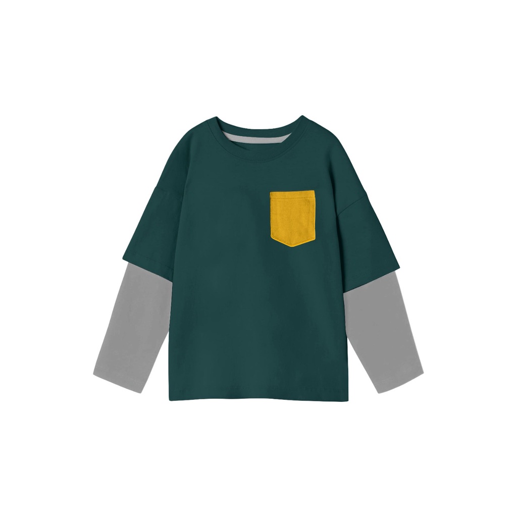 Jual Baju Anak Viral Kaos anak lengan panjang combinasi double layer ... Jual Baju Anak Viral Kaos anak lengan panjang combinasi double layer ...
