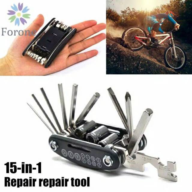 Jual TAFFSPORT MULTIFUNCTIONAL 15 IN 1 EDC REPAIR TOOL KUNCI SET L ...