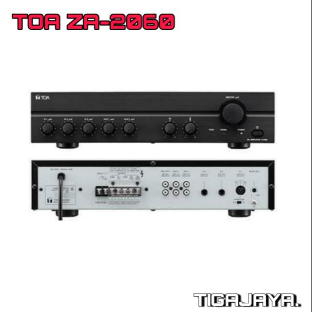 Jual Ampli TOA / Mixer Power Amplifier TOA ZA 2060 | Shopee Indonesia