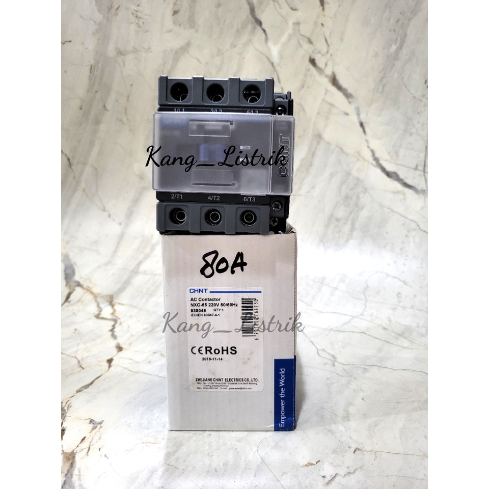 Jual Kontaktor CHINT NXC65 Magnetic Contactor CHINT NXC-65 220V | Shopee Indonesia