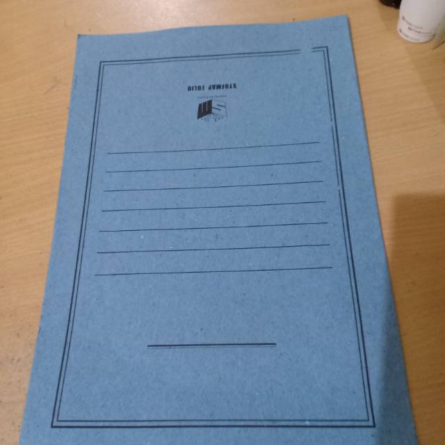 Jual Map kertas stopmap stofmap polio folio dokumen surat A4 warna merah biru kuning hijau ...