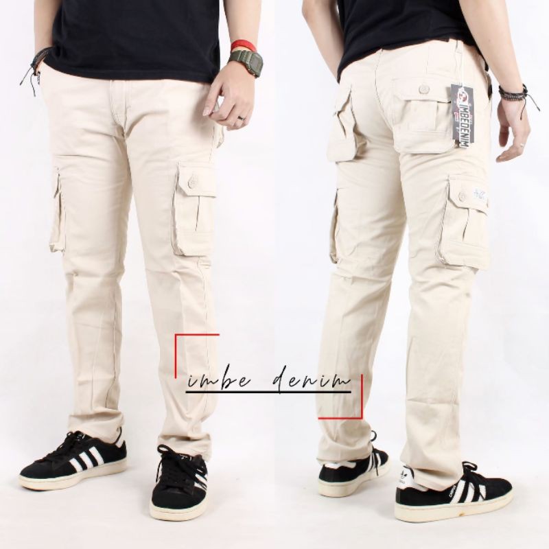 Jual Celana Cargo Panjang Pria Imbe Original / Celana Panjang Cargo Cowok Original | Shopee ...