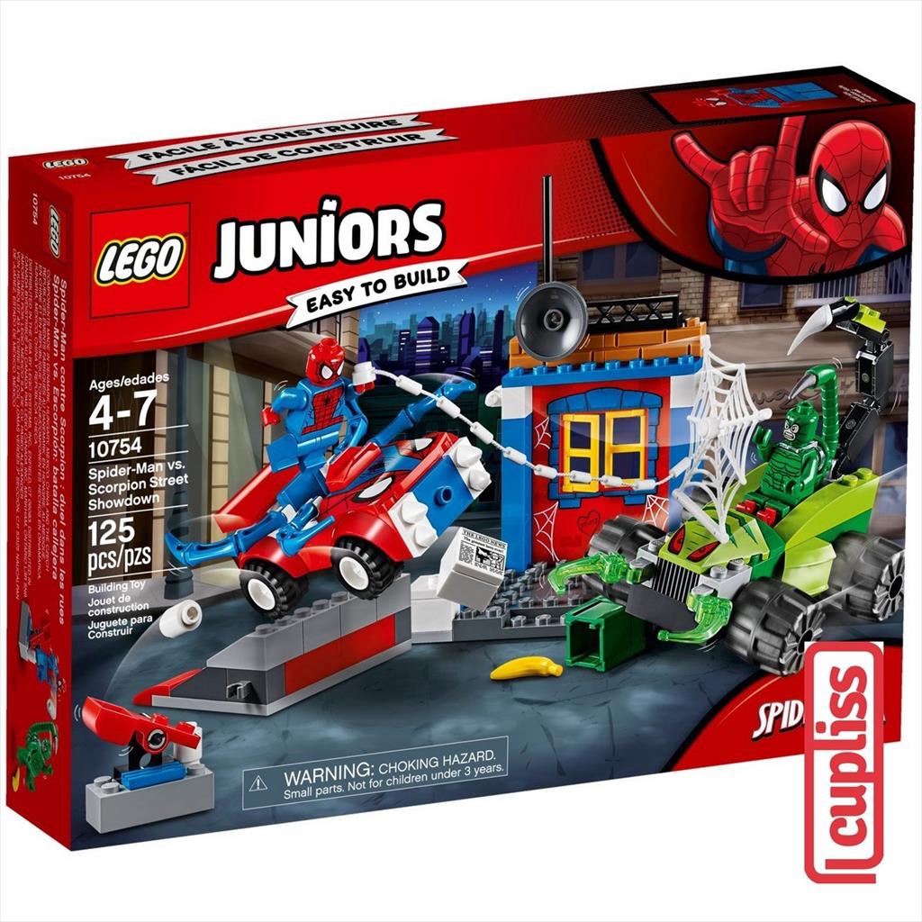 Jual LEGO Juniors 10754 Spider-Man vs. Scorpion Street Showdown ...