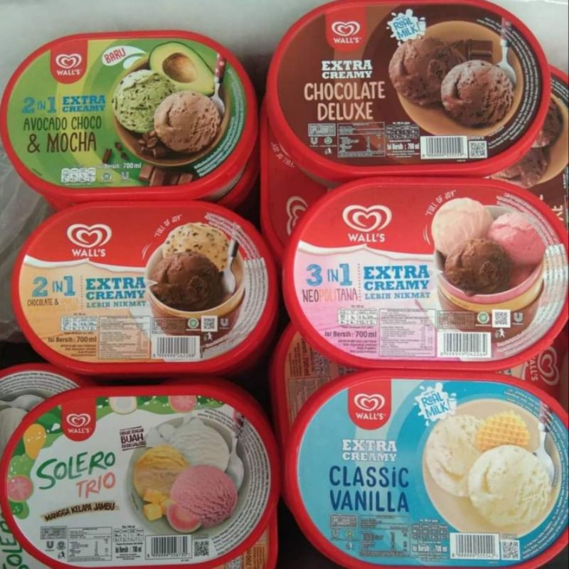 Jual Ice cream walls 700 ml | Shopee Indonesia