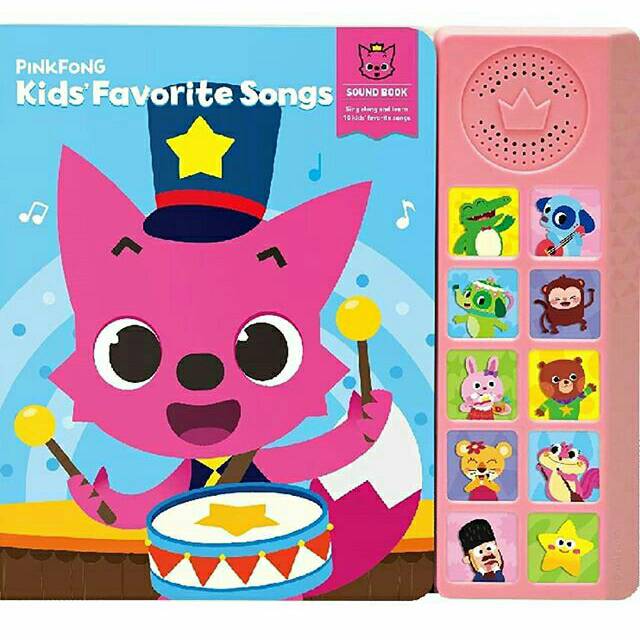 Jual (READY STOCK) Pinkfong Kids Favourite Song / pink fong sound book ...