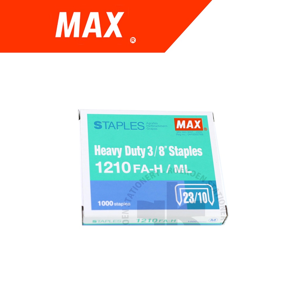 Jual Max Heavy Duty Staples No 12 (23/10) 1210FA-H/ML | Shopee Indonesia