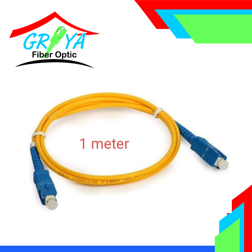 Jual Patchcord SC UPC panjang 1m 2m 3m 5m 10m 15m 20m SC UPC Patchord SC UPC | Shopee Indonesia